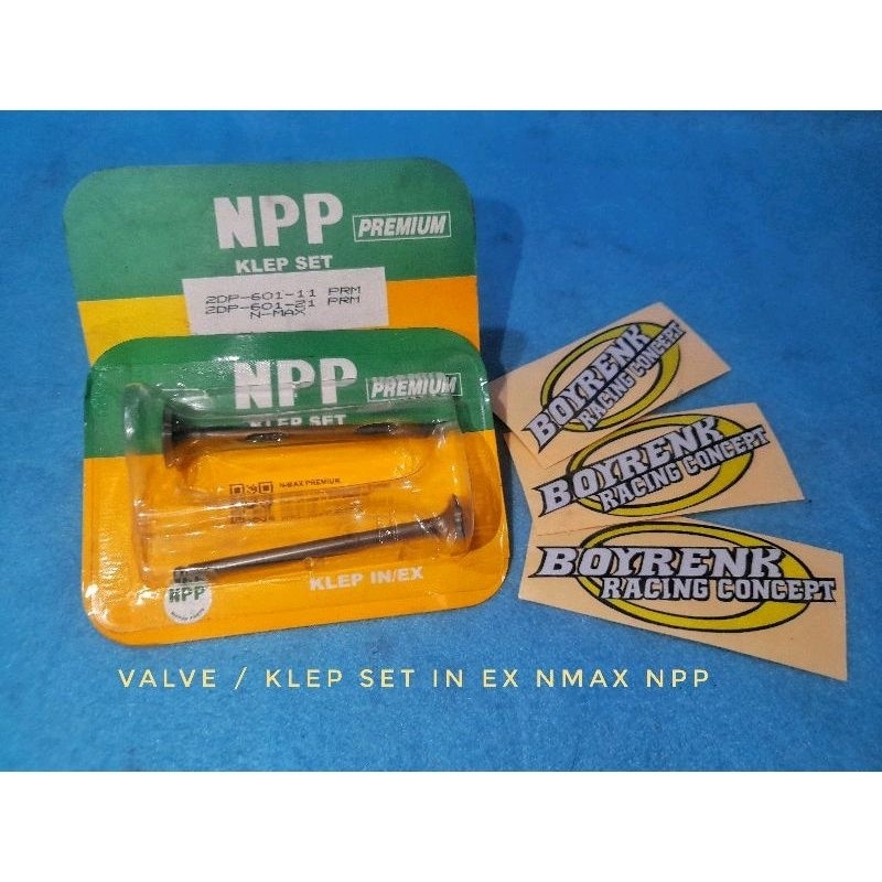 Jual VALVE SET / PAYUNG KLEP IN EX NMAX NPP - BOYRENK RACING CONCEPT | Shopee Indonesia