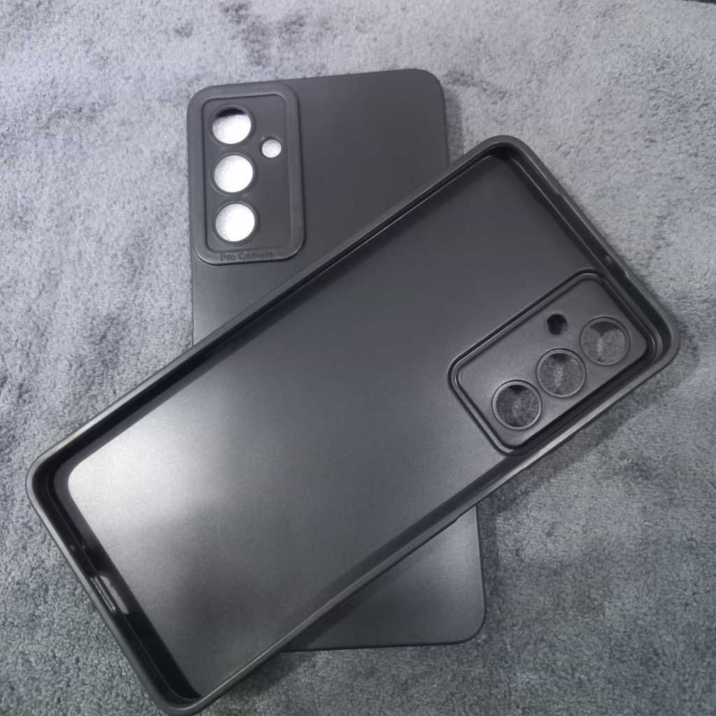 Jual Black Matte Case Samsung M54 5G Softcase Hitam Polos Harga Murah ...