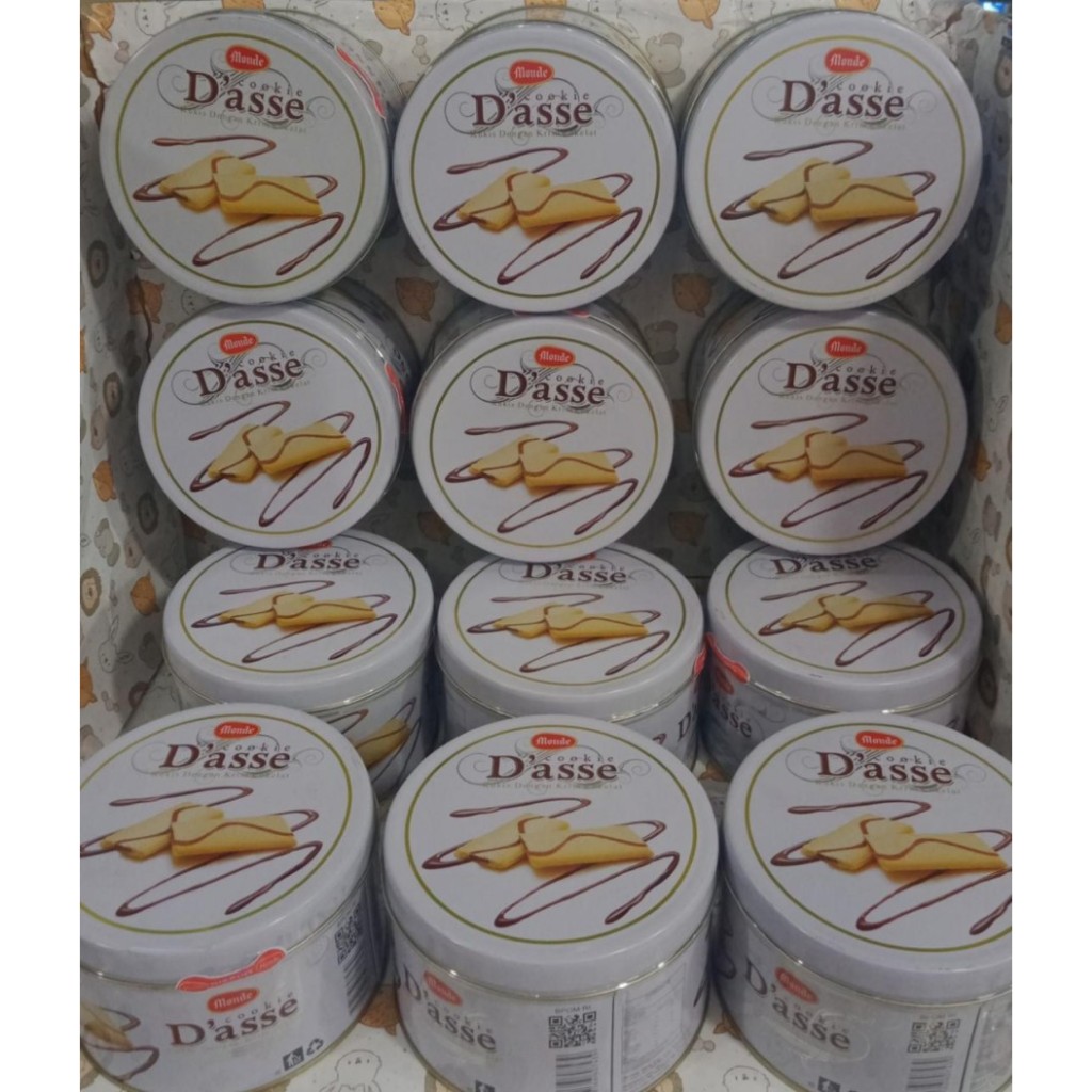 Jual Monde Dasse Cookie Choco Cream Biskuit Kukis Krim Coklat Kaleng ...