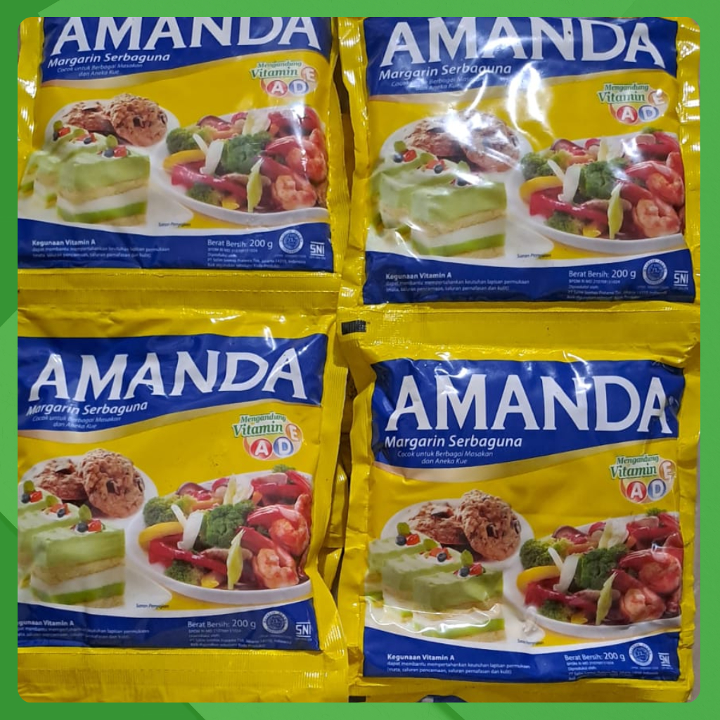 Jual AMANDA Margarin Serbaguna 200g | Shopee Indonesia