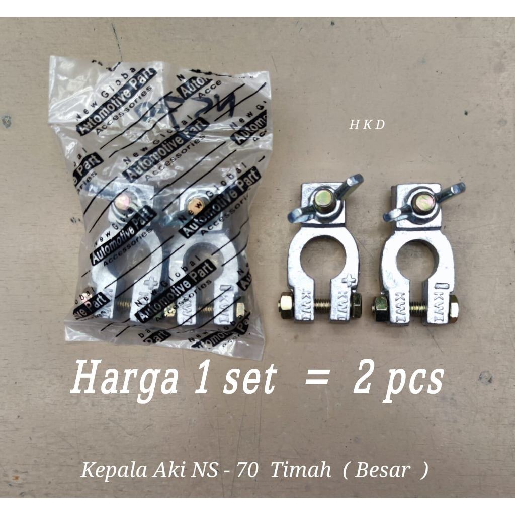 Jual KLEM KEPALA AKI /ACCU MOBIL NS70 TIMAH AUTOMOTIF | Shopee Indonesia