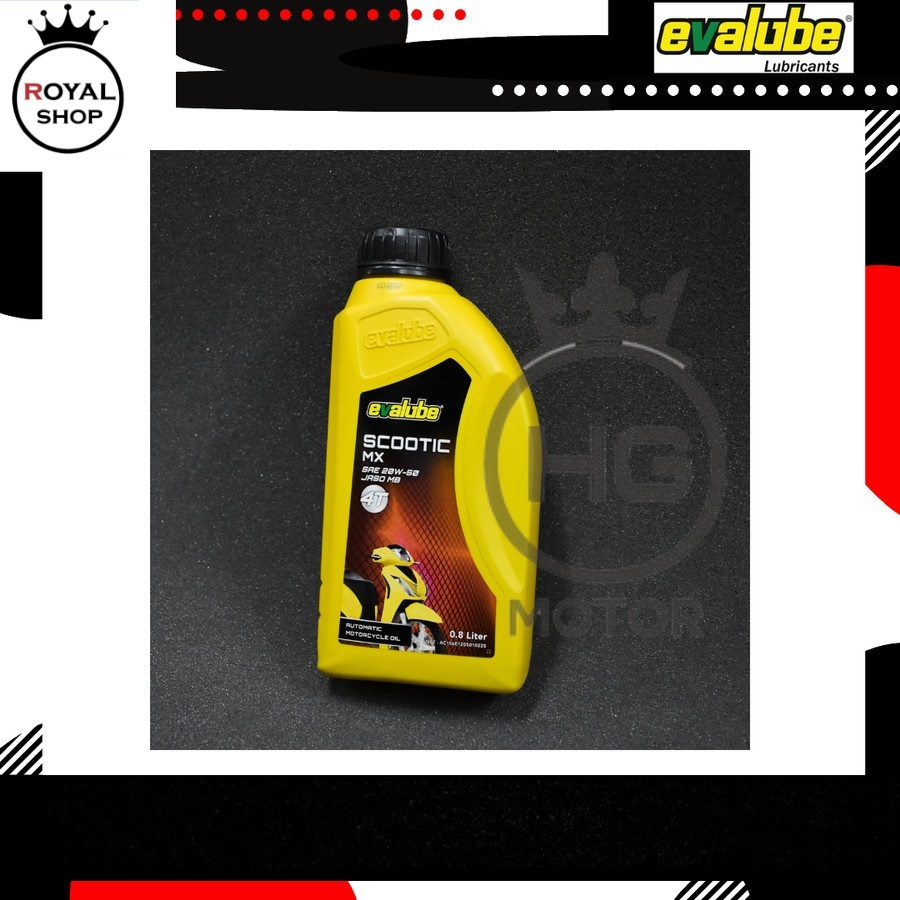 Jual Evalube scootic mx matic 800 ml 0,8 l 20w 50 jaso mb 4t original ...