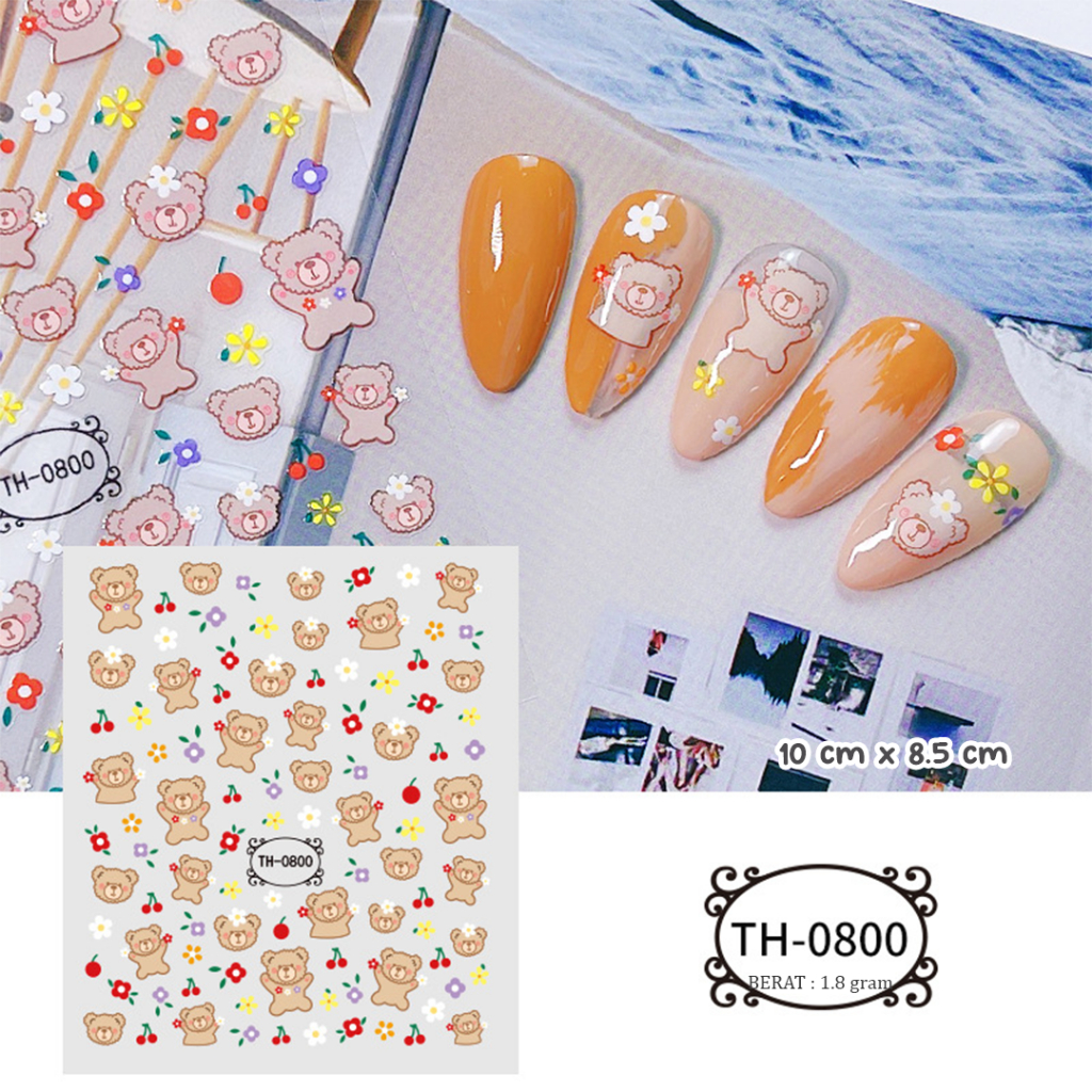 Jual MSY STIKER KUKU MOTIF KELINCI LUCU/STICKER NAIL ART MOTIF RABBIT ...