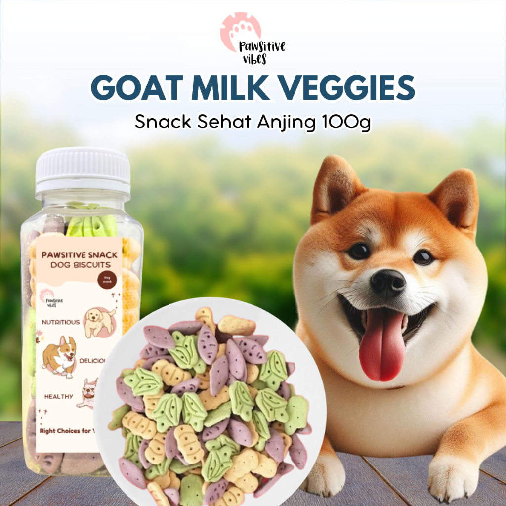 Jual Goat Milk Veggies - Cemilan Anjing Biskuit Hewan Anjing Rasa Susu ...