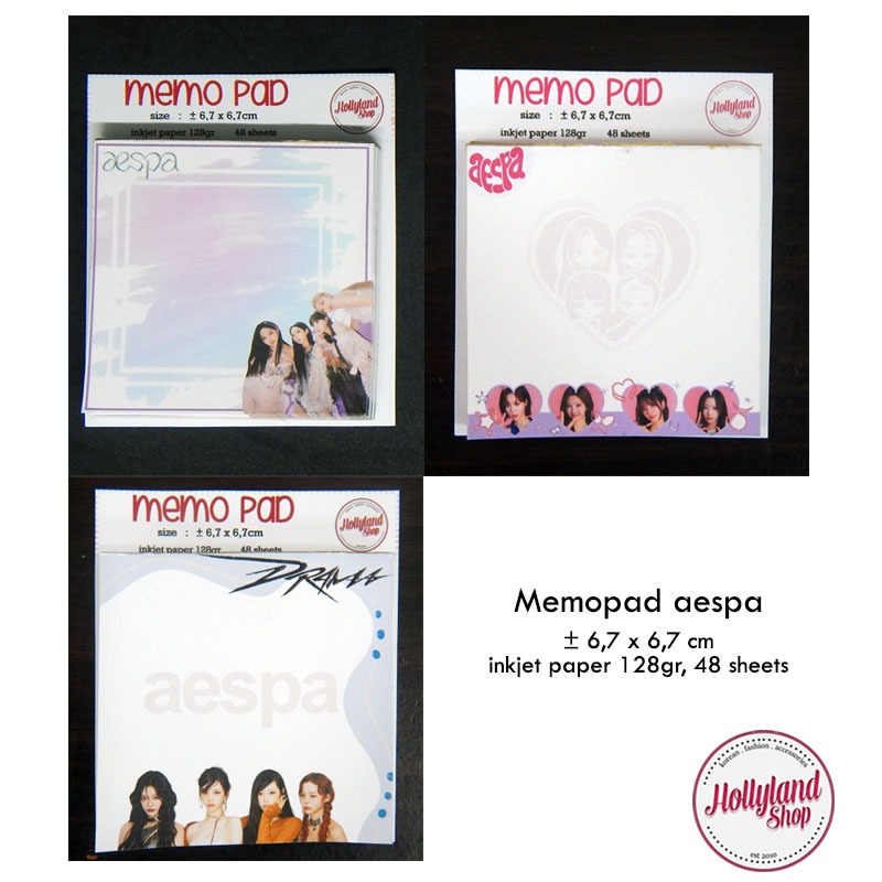 Jual Memopad Notepad KPOP aespa Unofficial | Shopee Indonesia
