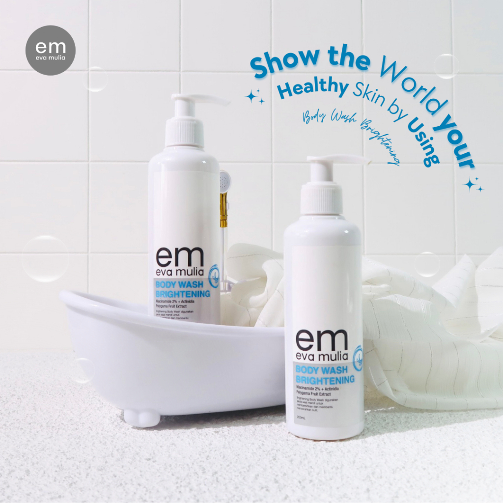 Jual Eva Mulia Body Wash Brightening: Sabun Mandi Cerah Bersinar untuk ...