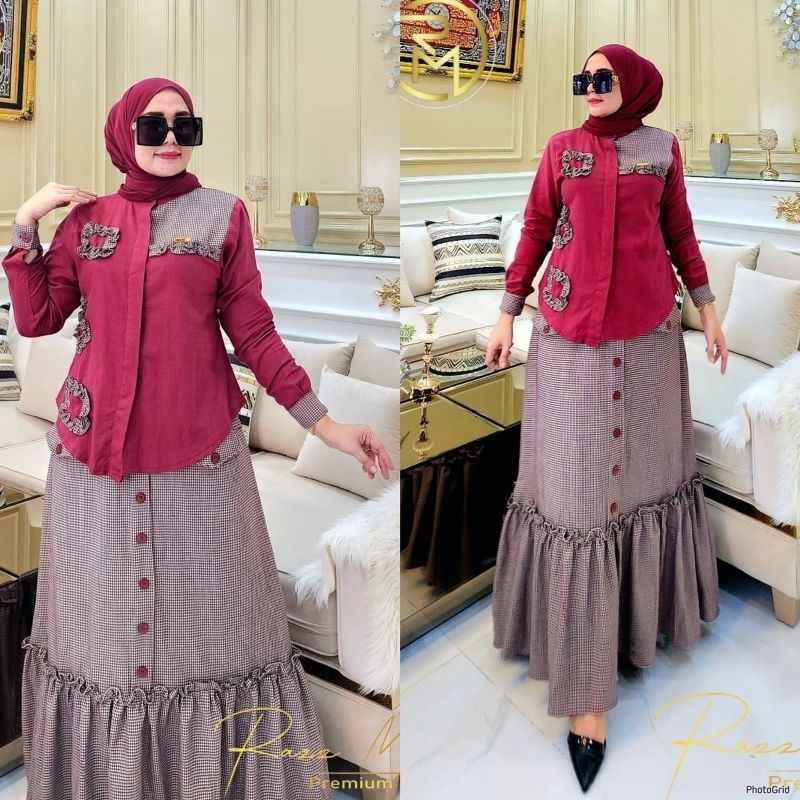 Jual YUMNA SET VOL 4 / SETROK TERBARU 2024 / SETELAN ROK WANITA ...