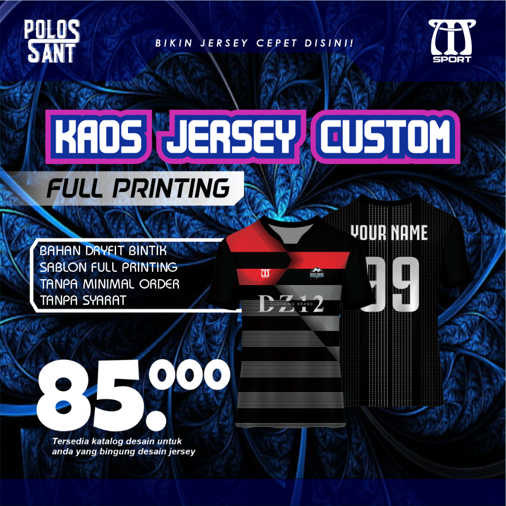 Jual CUSTOM JERSEY PRINTING SUBLIM ANAK & DEWASA | Shopee Indonesia