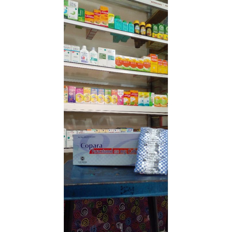 Jual COPARA/PARACETAMOL650mg,CAFFEIN 30mg/ OBAT DEMAM ( Ecer per strip ...