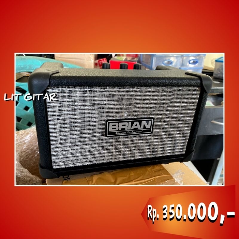 Jual Ampli Gitar 4inch Clean & Distorsi Original Brian ( Pengiriman ...