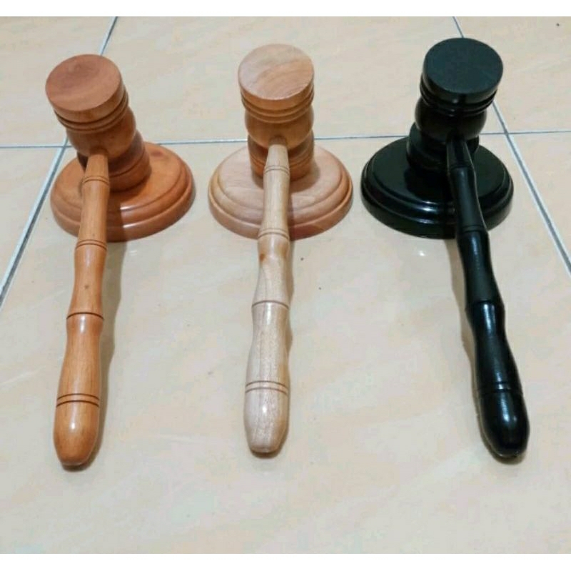 Jual Palu Kayu / Palu Hakim Full Kayu + Tatakan | Shopee Indonesia