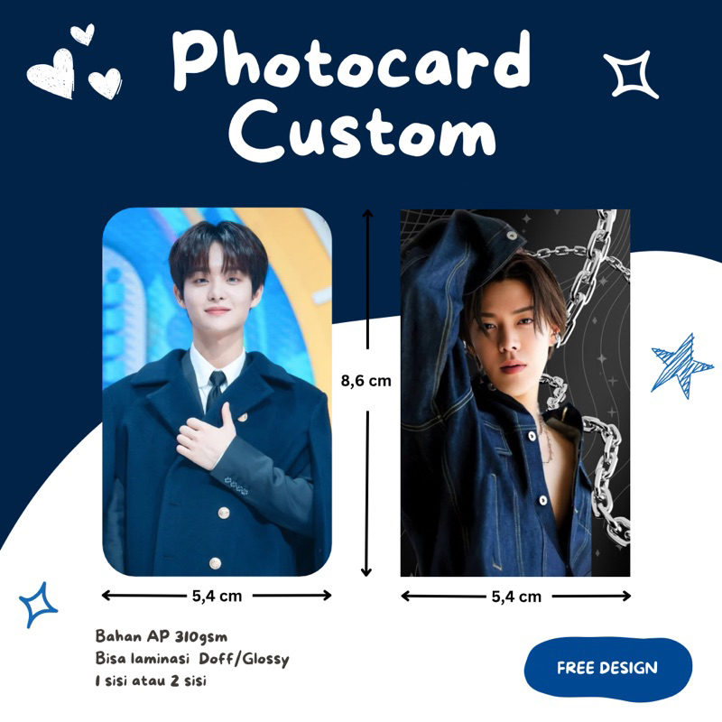 Jual CETAK PHOTOCARD CUSTOM BTS, NCT, SEVENTEEN, EXO, BLACKPINK, TWICE ...