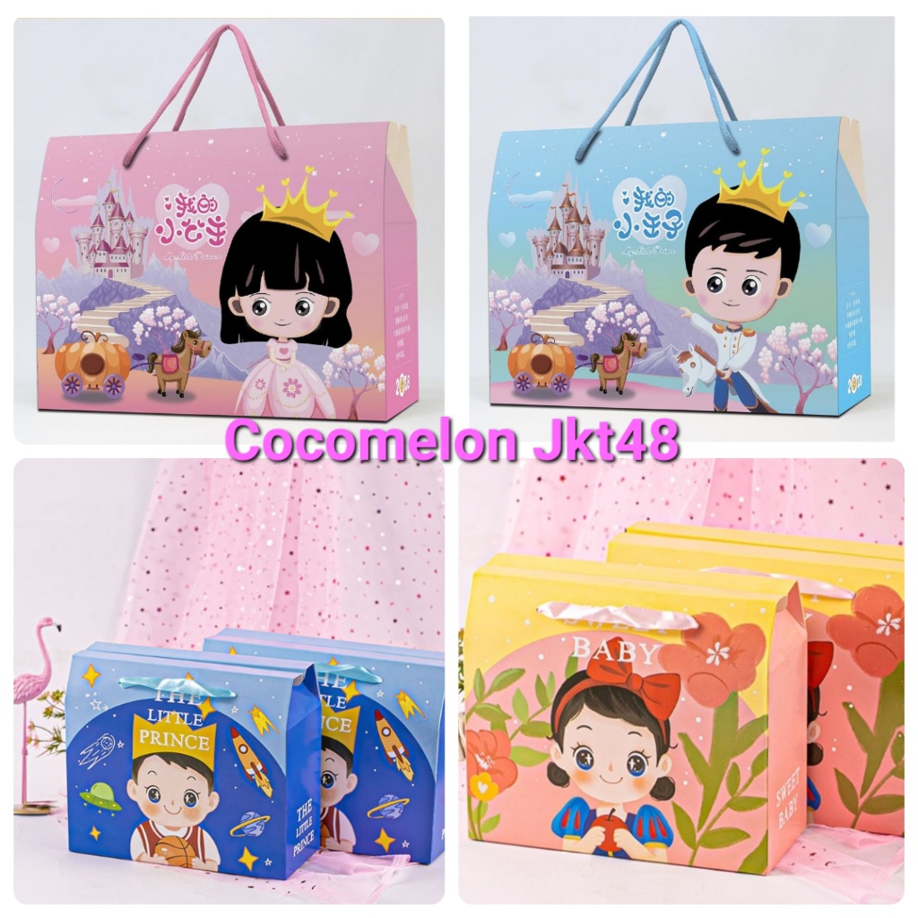 Jual PAPER BAG GOODIE BAG TAS SNACK SOUVENIR KADO PESTA ULANG TAHUN ...