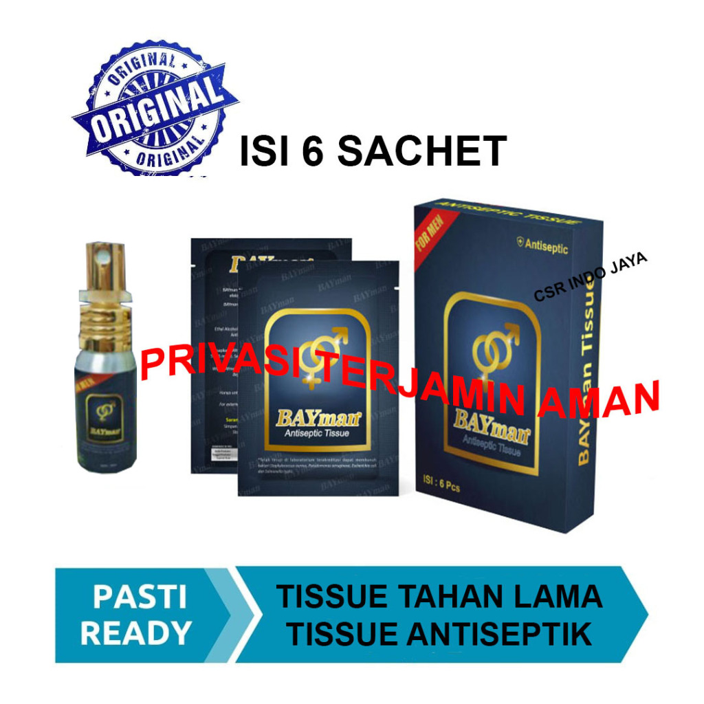 Jual Bayman Tissue Tahan Lama / Tissue Magic Merk Bay Man / Tisu Tahan ...