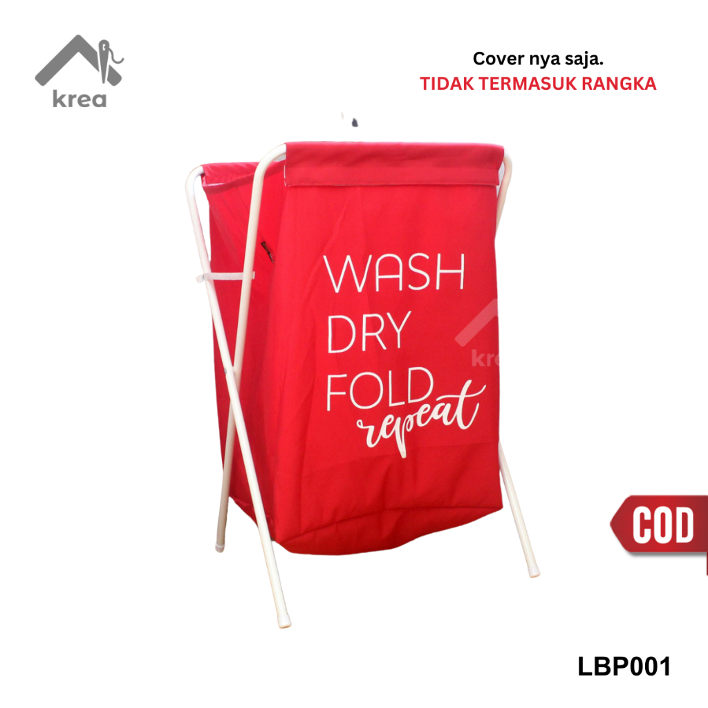 Jual COVER LAUNDRY BAG DESIGN MINIMALIS ( TANPA RANGKA BESI ) LBP001 ...