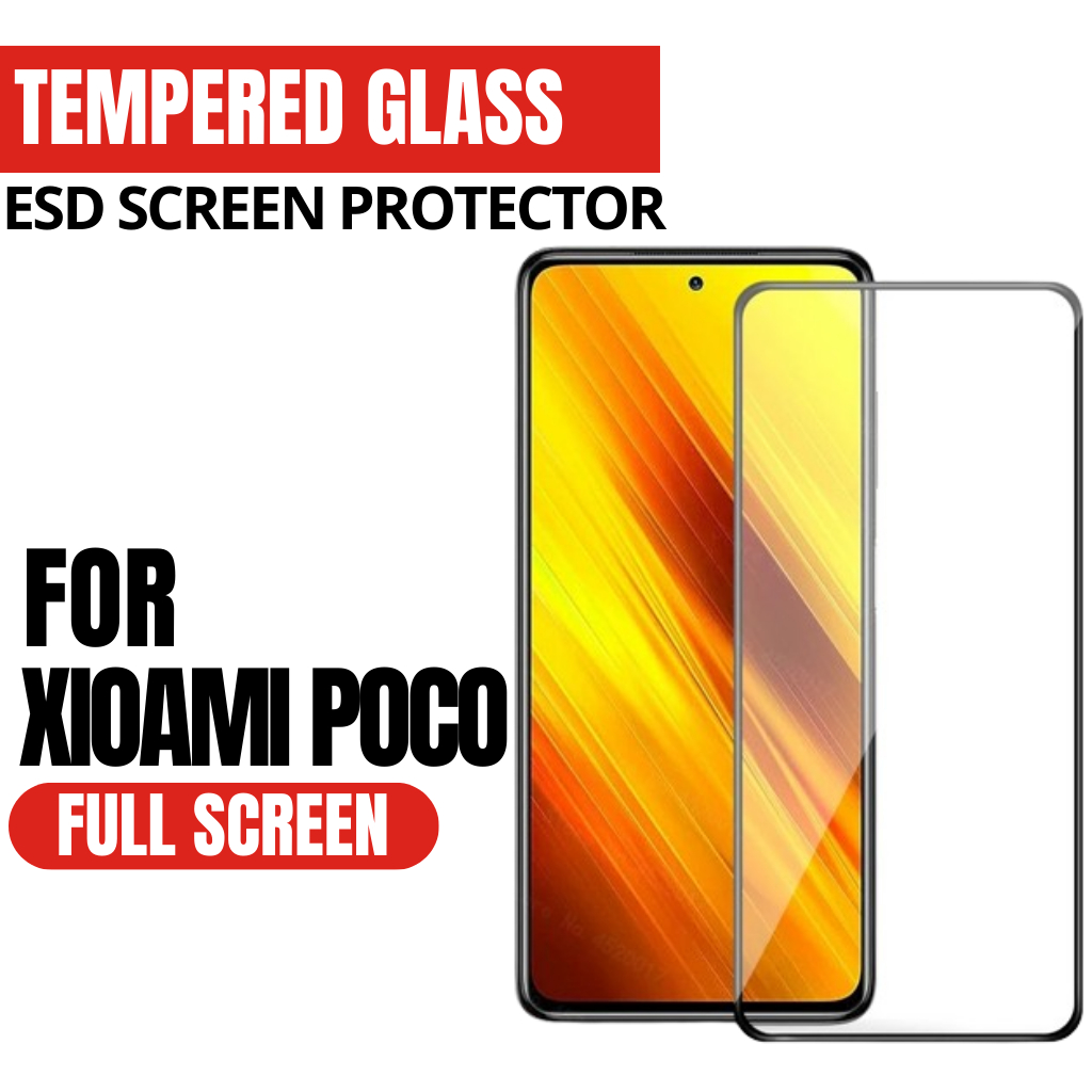 Jual Esd Tempered Glass Poco X6 X6 Pro X3 X3nfc X5 5g X5pro M4 M4pro M5 M5pro 5g Pelindung Layar ...