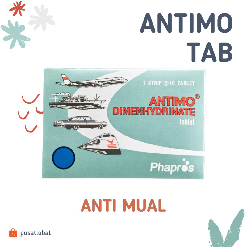 Jual ANTIMO TAB 10 strip | Shopee Indonesia