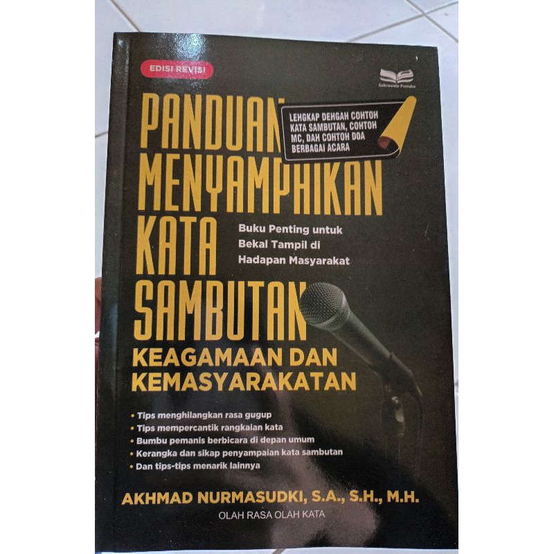 Jual Panduan Menyampaikan Kata Sambutan Keagamaan Dan Kemasyarakatan ...