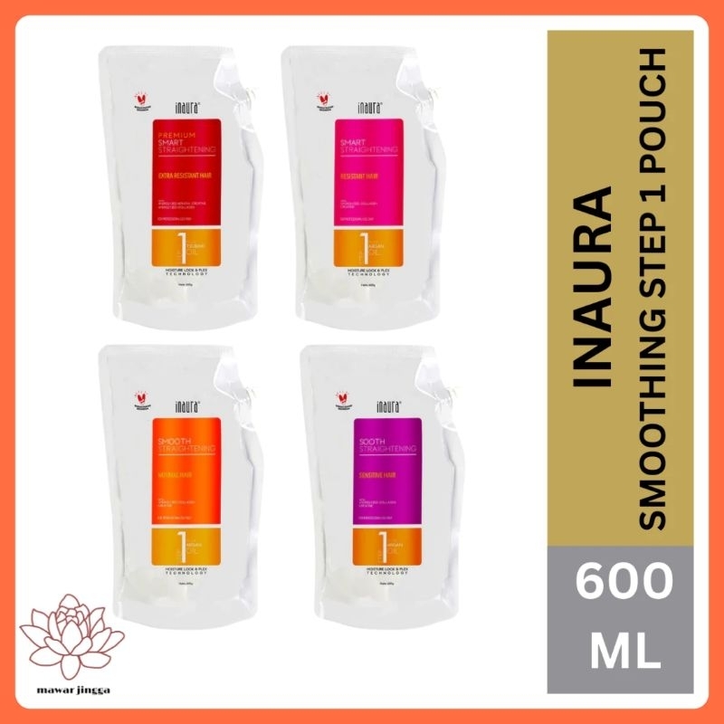 Jual INAURA Step 1 Smoothing Pouch 600ml | Shopee Indonesia