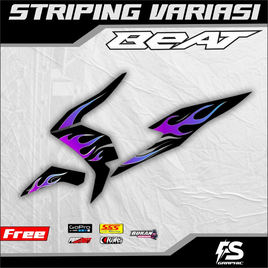Jual STRIPING BEAT NEW DELUXE 2020-2023 SIMPLE STYLE MOTIF API HOT ...