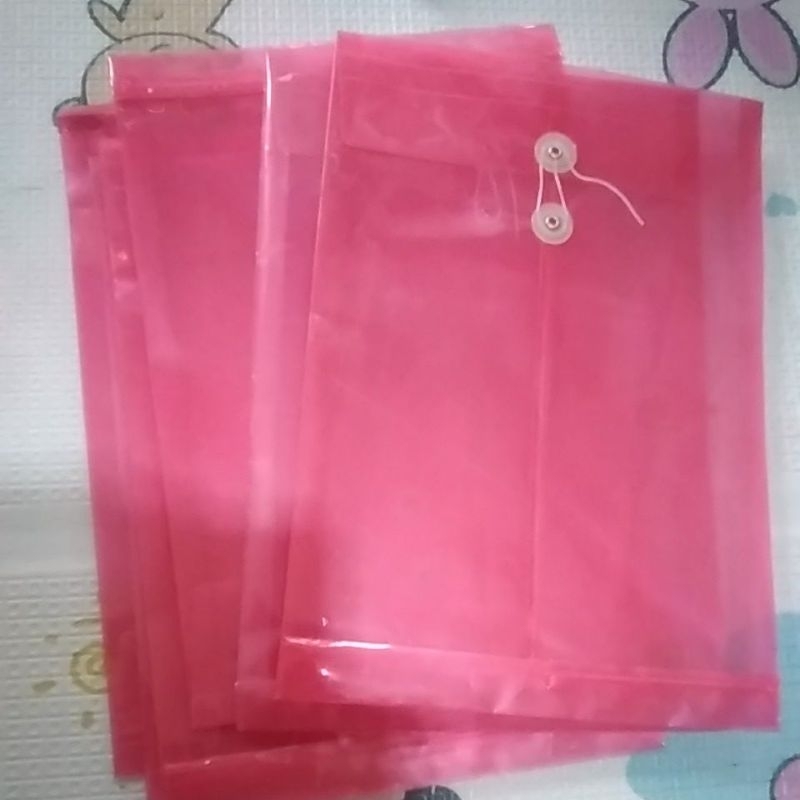 Jual Map Plastik Tali ukuran folio / F4 (Warna Merah) | Shopee Indonesia