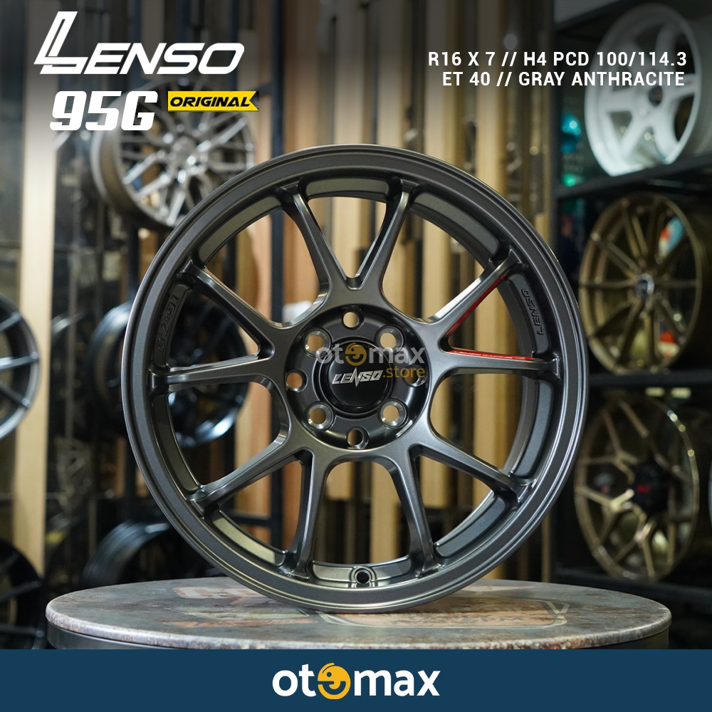 Jual Velg Mobil Lenso 95G Original Ring 16 Gray Anthracite | Shopee ...