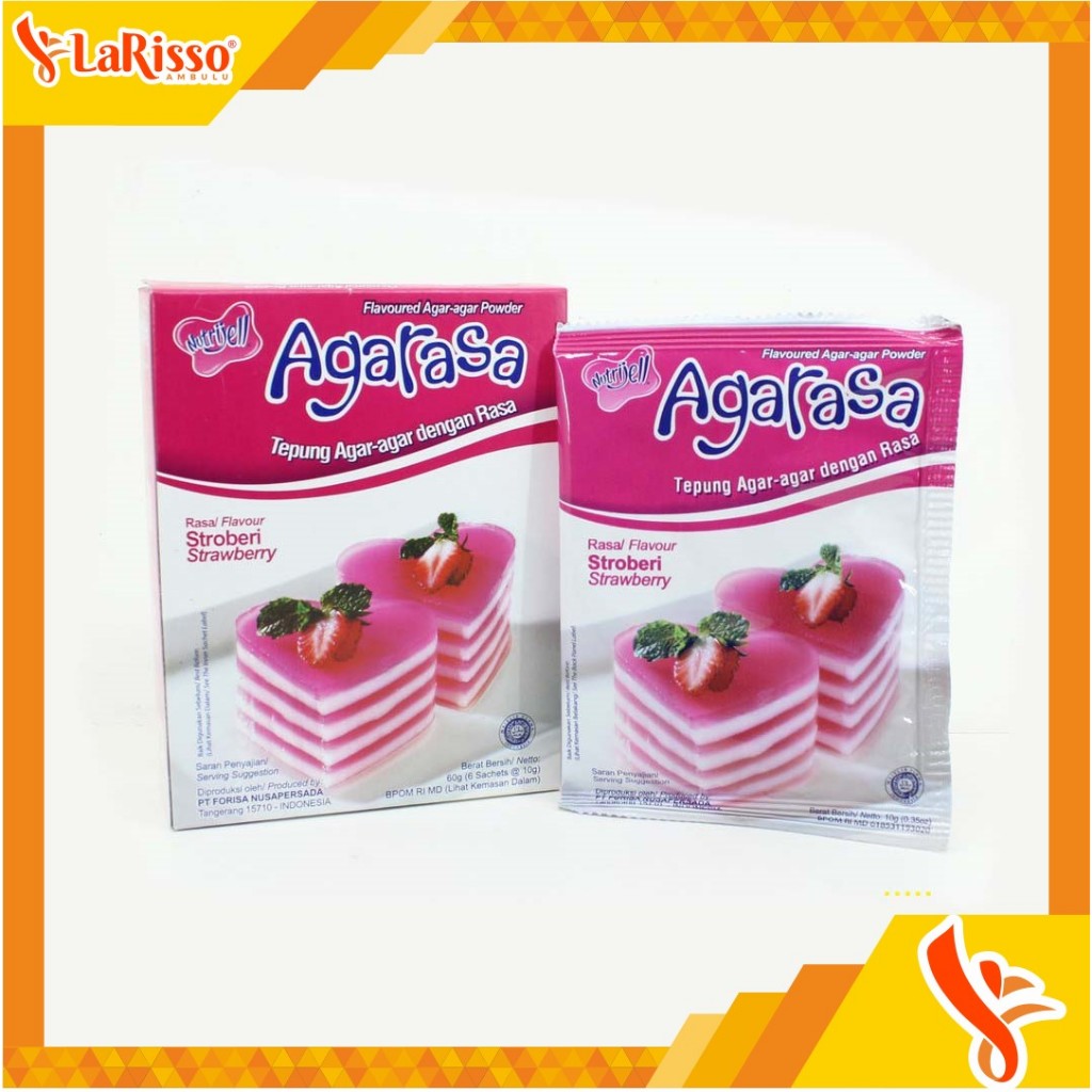Jual NUTRIJELL AGARASA 10GR ALL VARIAN (6'S) | Shopee Indonesia