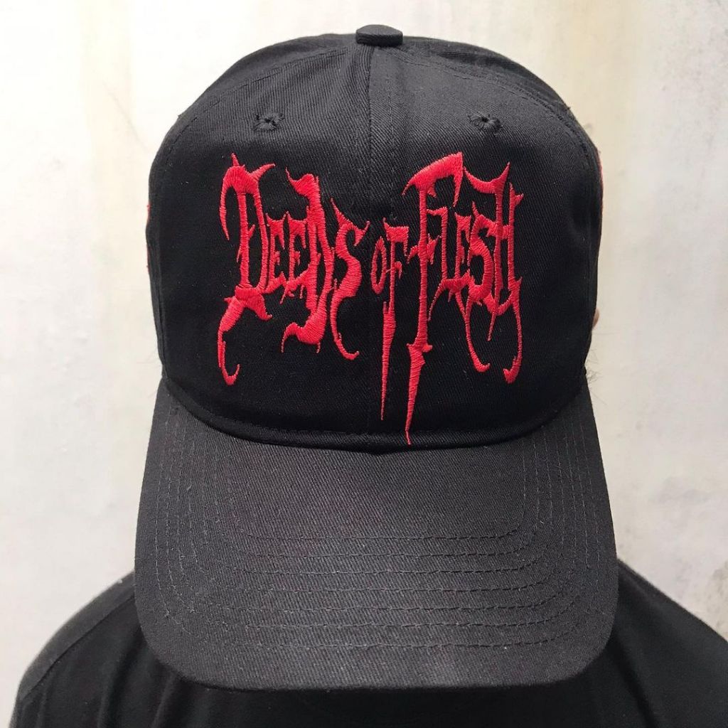 Jual TOPI DAD HAT - DEEDS OF FLESH - TRADING PIECES | Shopee Indonesia