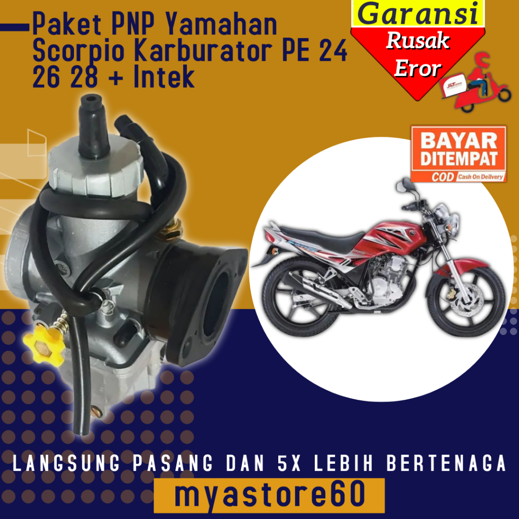 Jual Paket PNP Scorpio Langsung Pasang!!! Karburator Karbu KEIHIN PE 24 PE 26 PE 28 Carburator ...