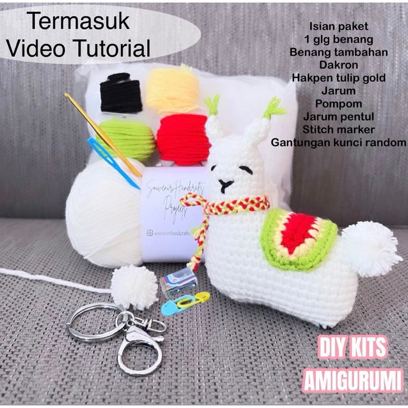 Jual Paket Rajut Amigurumi - DIY Kits Crochet Penguin - DIY Crochet Kit ...