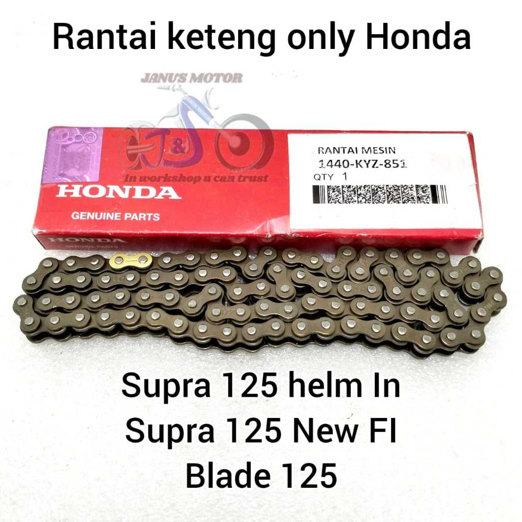 Jual Rantai keteng only Supra 124 New FI Blade injeksi Honda KYZ ...