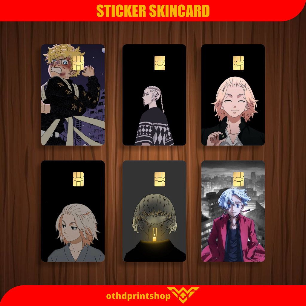 Jual Stiker Sticker Garskin Kartu Atm Skin Card Anime - Stiker Kartu ...