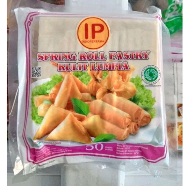 Jual IP SPRING ROLL KECIL ISI 50LBR KULIT LUMPIA IP | Shopee Indonesia