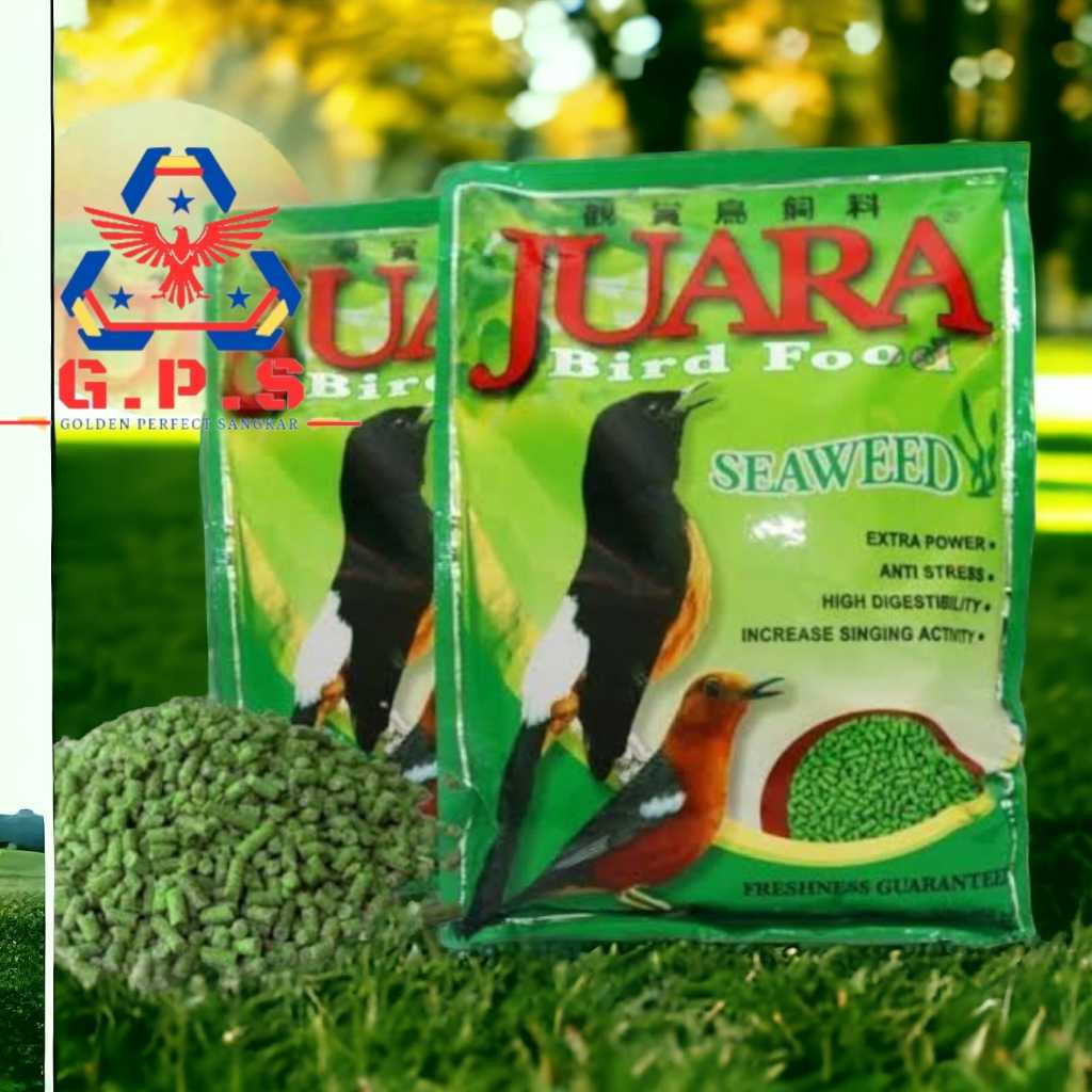 Jual Voer Murai Juara Hijau Seaweed Rumput Laut 450gr | Shopee Indonesia