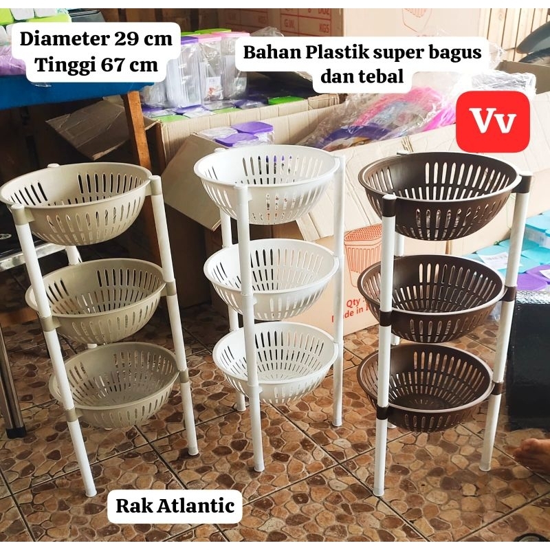 Jual Rak Bulat Atlantis ss. diameter 29 cm tinggi 67cm | Shopee Indonesia