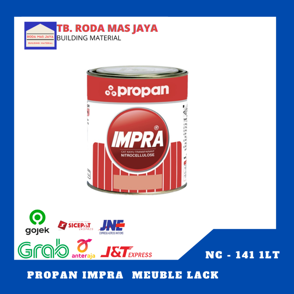 Jual Cat Kayu/Cat Pelapis Impra Meuble Lack NC-141 1 Komponen/1 liter ...