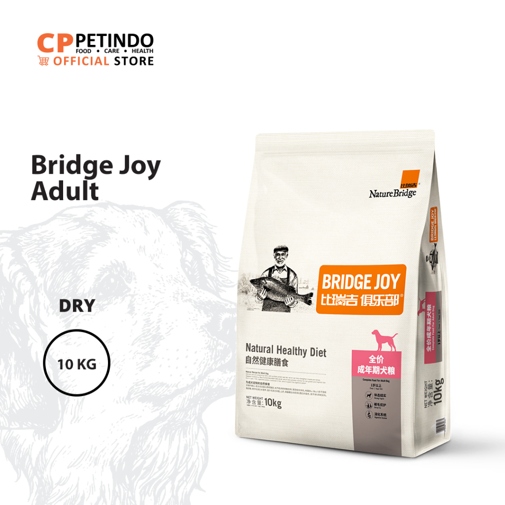 Jual CPPETINDO Nature Bridge Joy Adult Dog Food 10 Kg | Shopee Indonesia