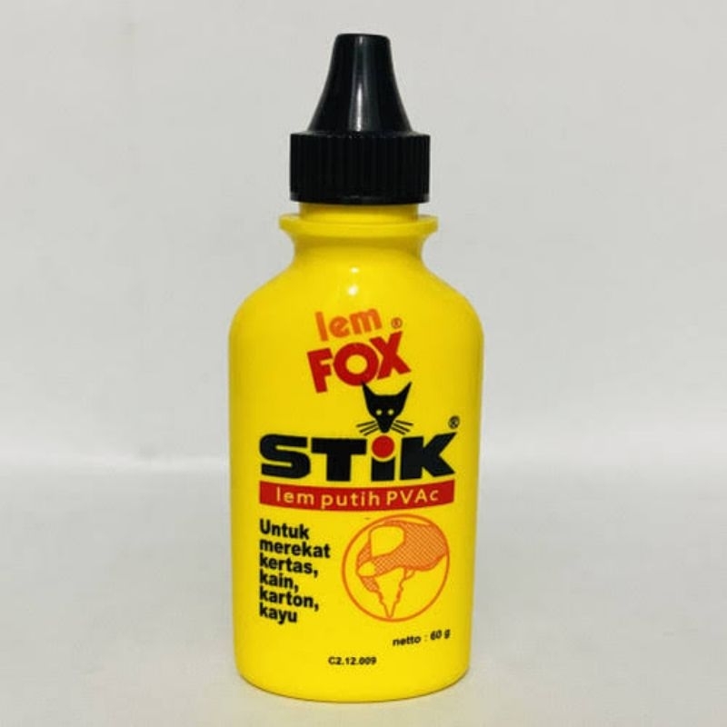 Jual CLAWS | Lem FOX Stick PVAc 60gr | Lem Kertas | Lem Kayu | Lem ...