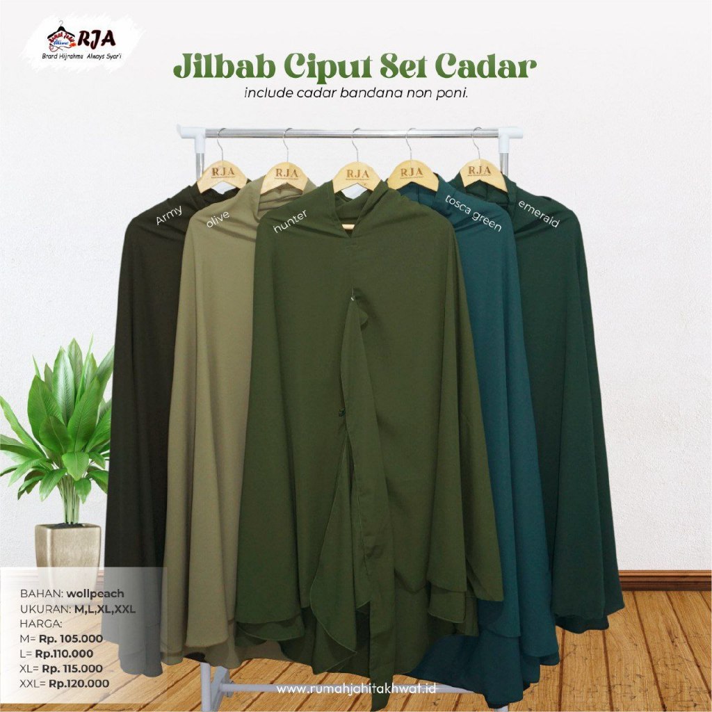 Jual JILBAB SYAR'I JILBAB MENUTUPU DADA, JIBAB NON PET, CIPUT SET CADAR ...