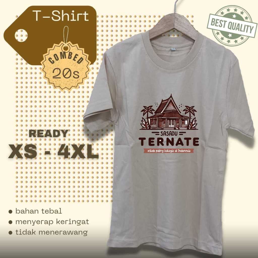 Jual Kaos Oleh-oleh Ternate Sasadu Destinasi Wisata Budaya Populer ...