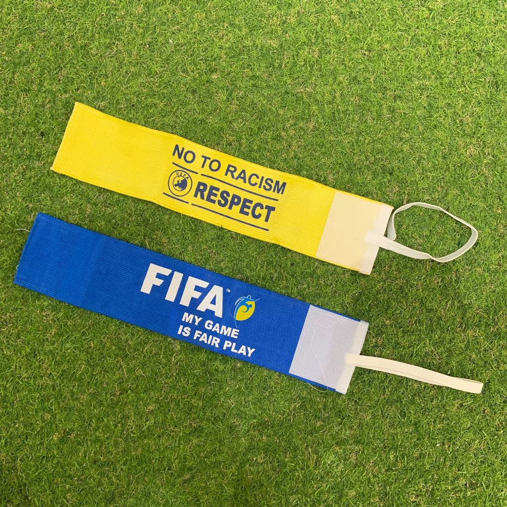 Jual PROMO BAN KAPTEN LENGAN KARET CAPTAIN ARMBAND RESPECT FIFA ...