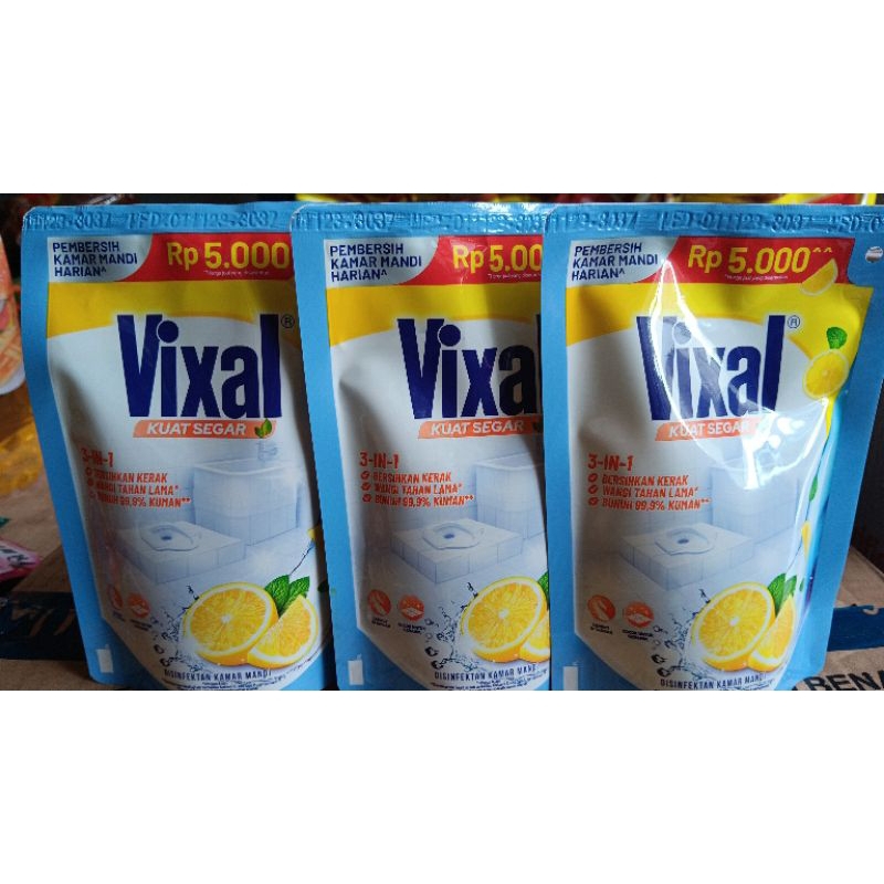 Jual Vixal Varian Lemon Kemasan Refill 180ml Paket Hemat isi 3 pcs ...
