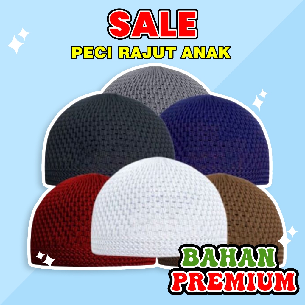 Jual Peci Rajut Anak Peci Rajut Dewasa Kopiah Anak Kopiah Dewasa Peci ...