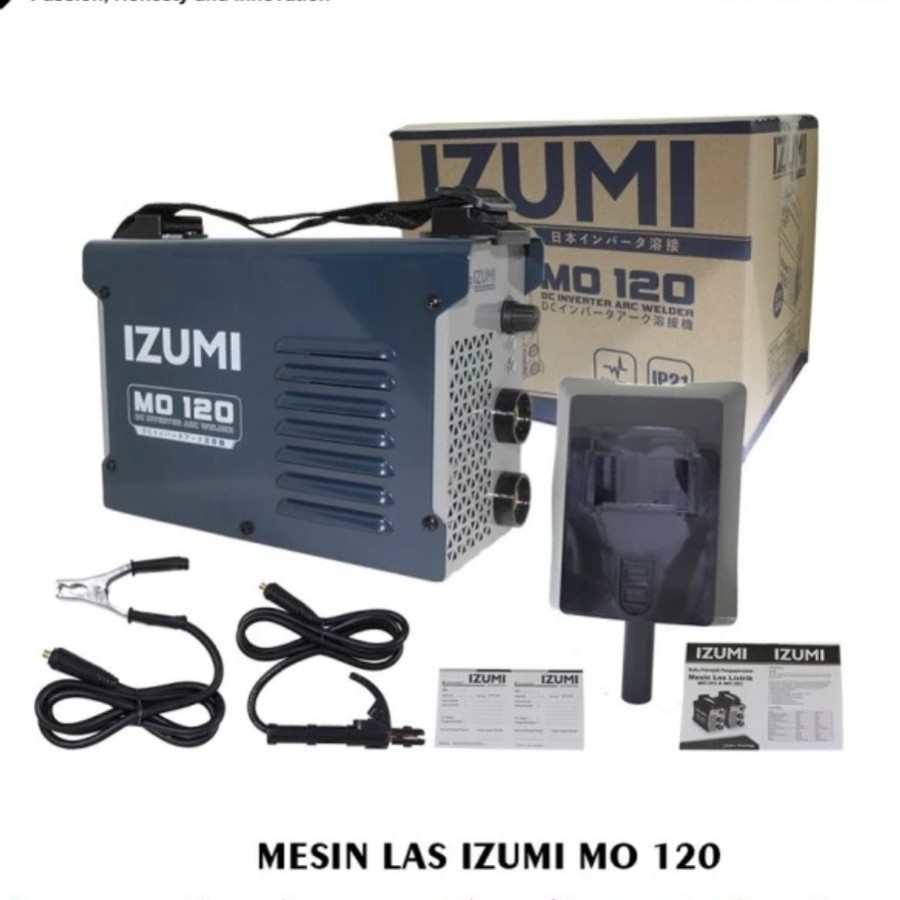 Jual MESIN LAS INVERTER IZUMI MO120 MM120 120A/450watt | Shopee Indonesia