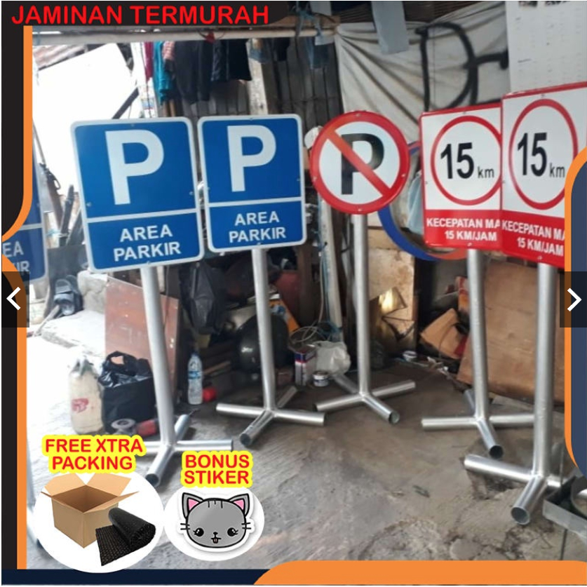 Jual rambu & tiang 1m. jual Rambu lalu lintas murah. Custom bebas visa ...