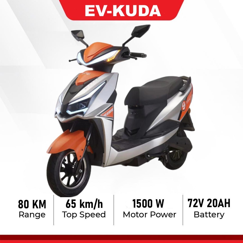 Jual EV-KUDA Sepeda Motor Listrik Dewasa War Wolf-SL300 Sepeda Listrik ...