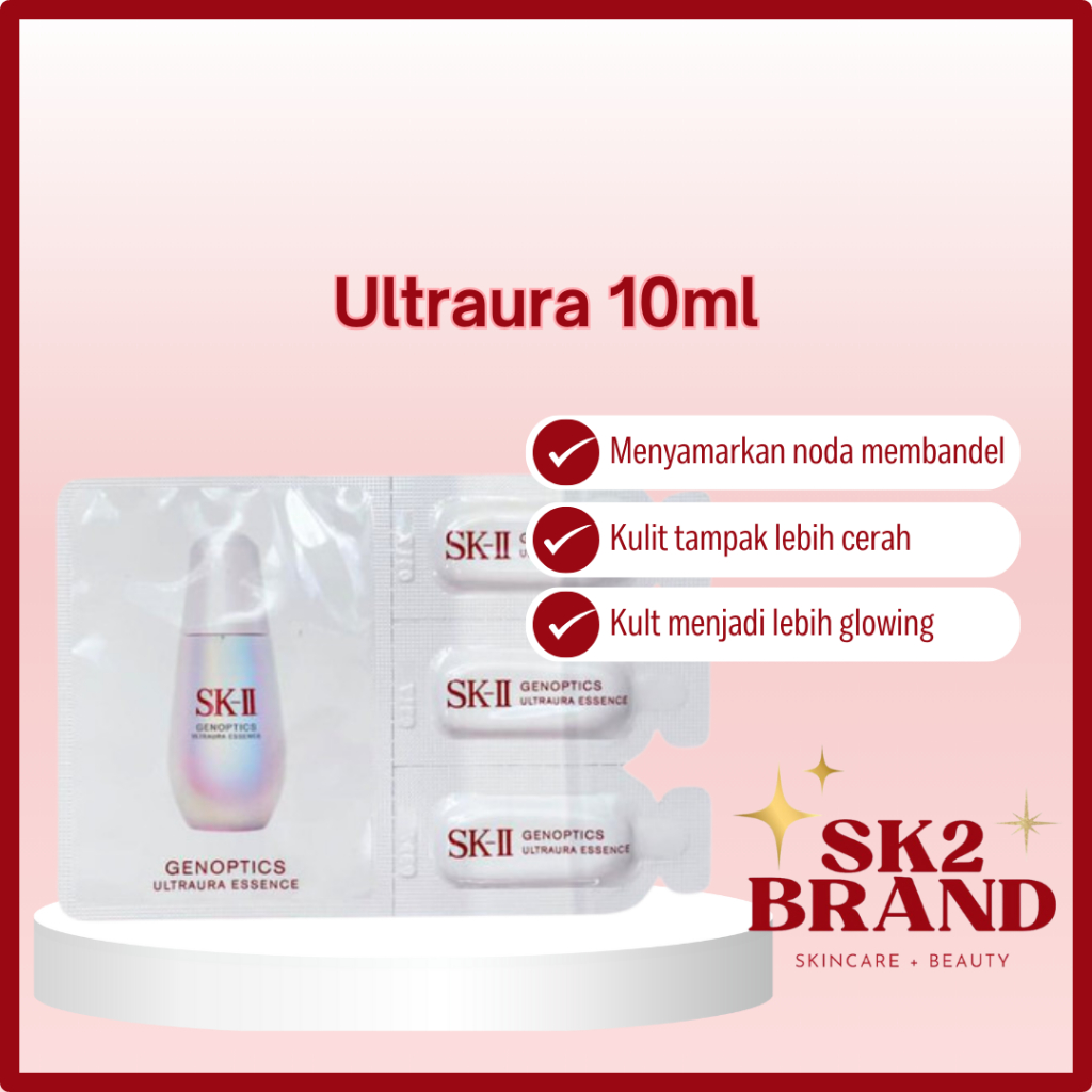 Jual SKII SK-II SK2 Genoptics Ultraura Essence Sachet - Ultra aura | Shopee Indonesia