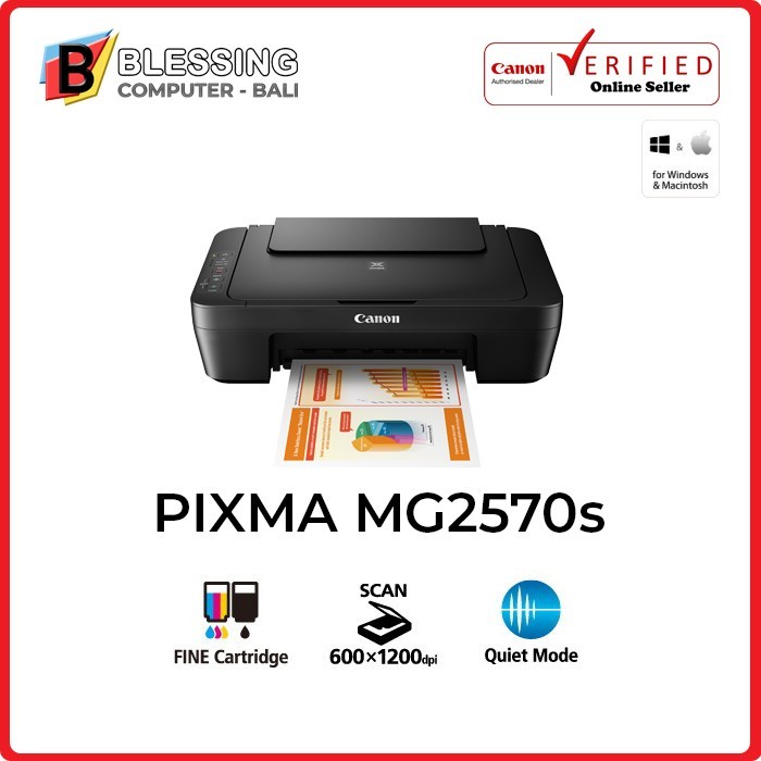 Jual Printer Canon MG2570s PSC Print Copy Scan A4 / Canon MG2570s ...