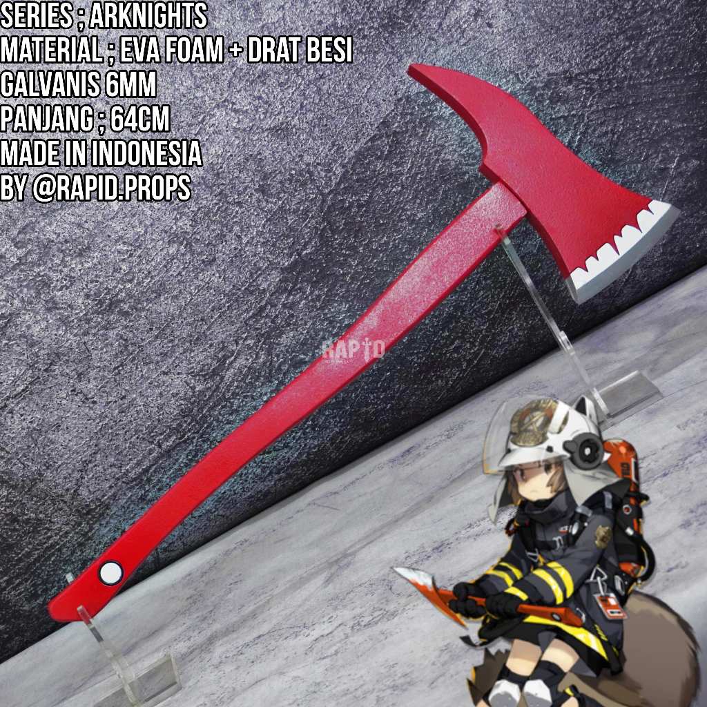 Jual Shaw Axe / Firefighter Axe Arknights For Cosplay | Shopee Indonesia