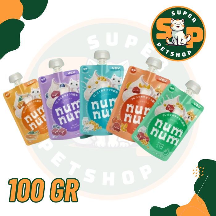 Jual NUMNUM Cat Food 100gr Makanan Kucing Basah NUM NUM CatFood ...